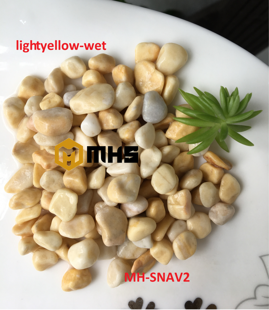 Light Yellow Tumbled Pebble Stone - VIETNAM MHS-NATURAL STONE